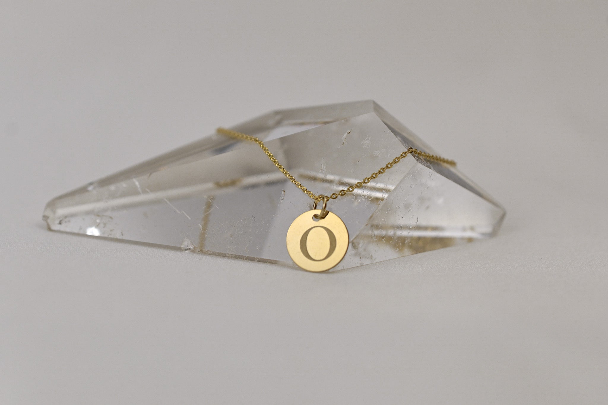 O - Gold Fill Stamp Monogram | FLUX and STONE JEWELRY